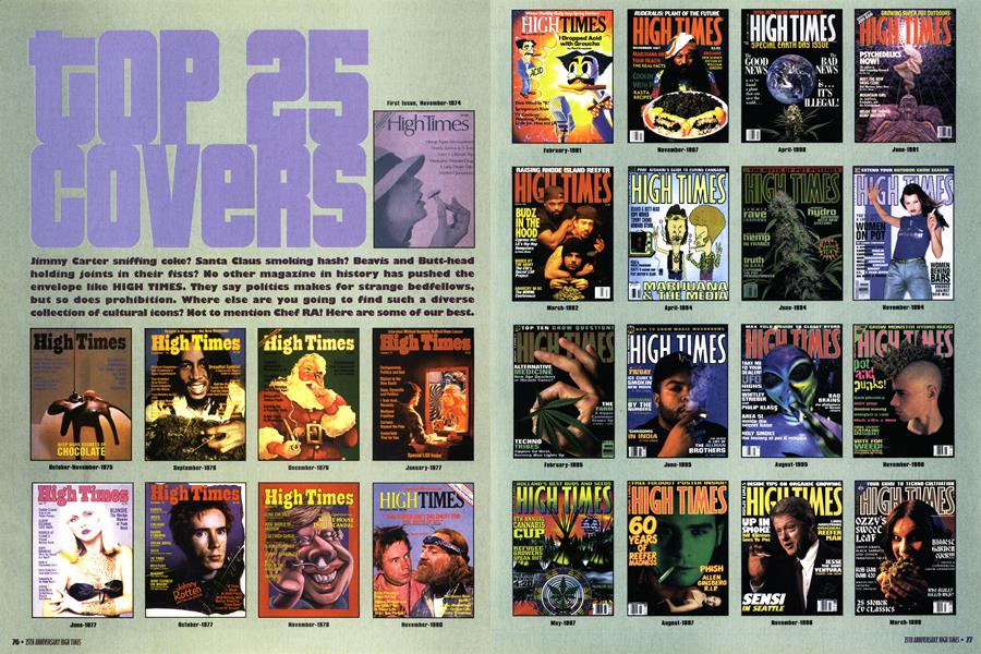 top 25 COVERS | High Times | NOV 1999