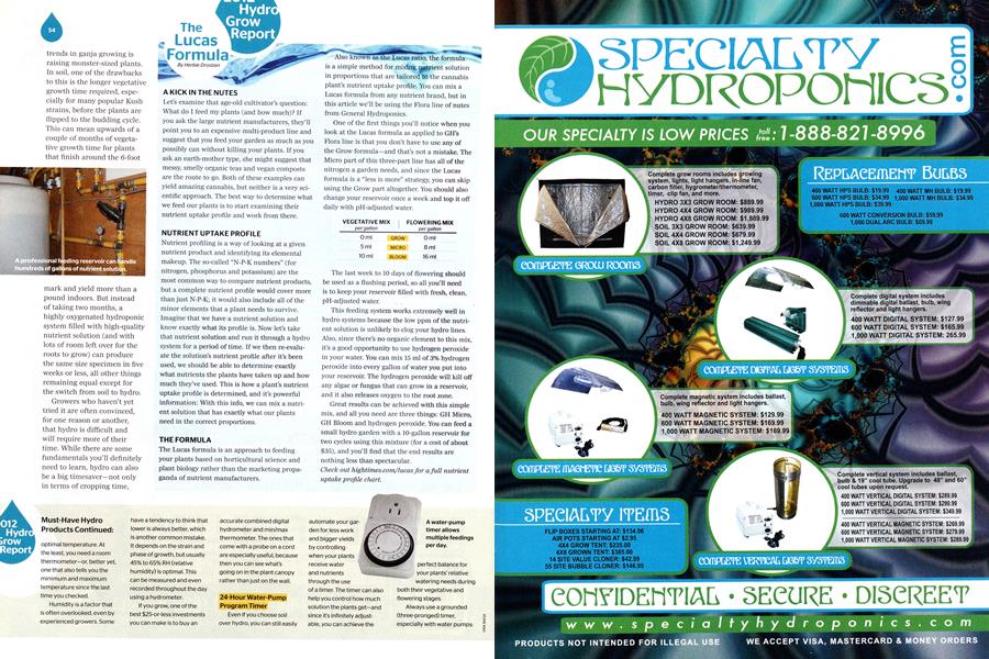 The Lucas Formula | High Times | February 2012